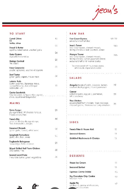 Jean's Restaurant - Fine Dining in the Heart of New York | Book a Table ...